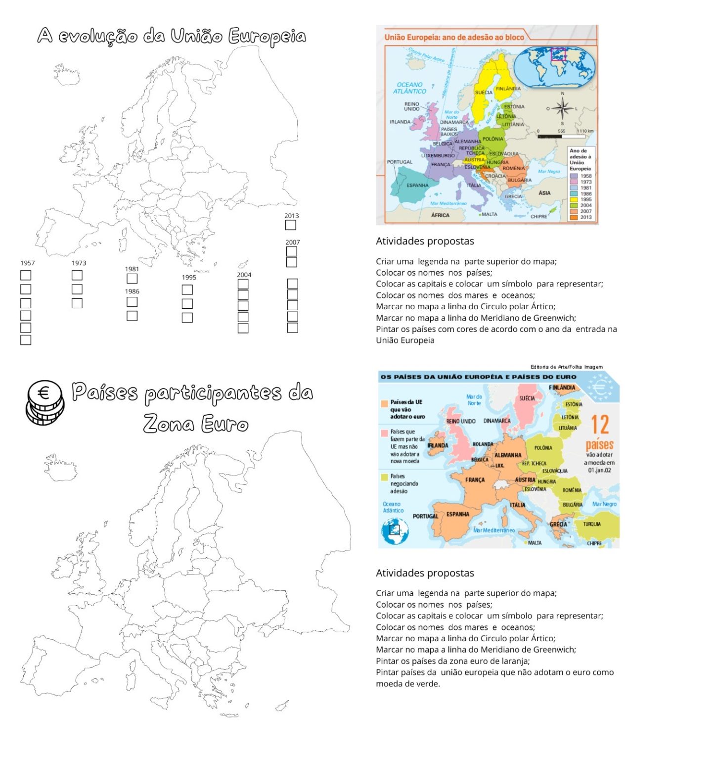 490- 4 Mapas da Europa em 6 partes cada. – GeoHíbrida